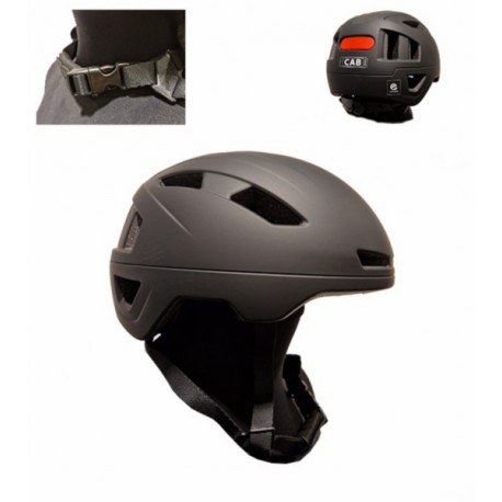 Helm 25 km pedelec/ snorfiets NTA-8776 keur L 56-62 zwart mat CAB ...